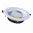 185-265V led embedded cob downlight with cut out 200mm, Ceiling Recessed LED Downlights Round Panel Down Light